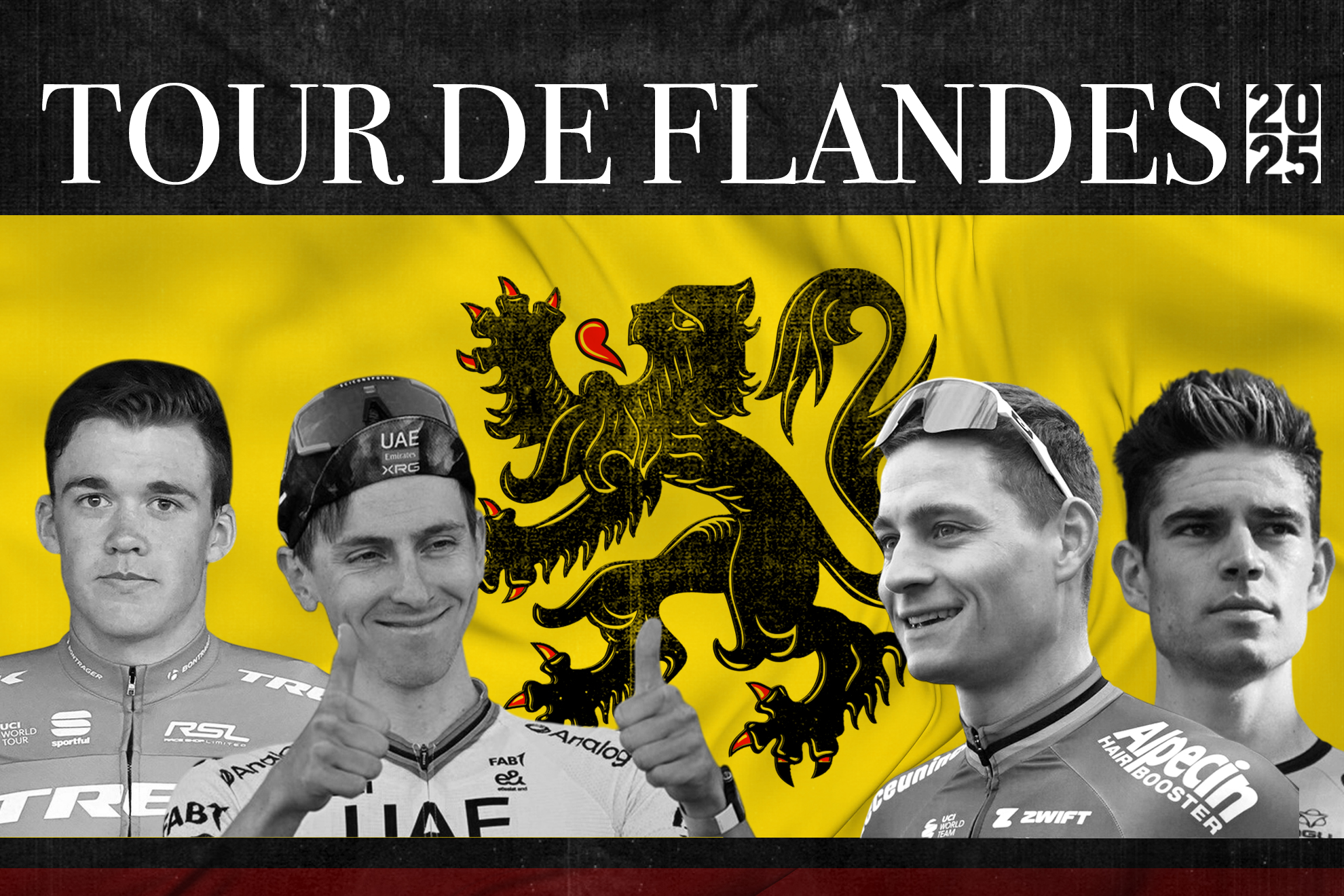 El duelo más monumental vuelve a Flandes: Pogacar busca la venganza en De Ronde