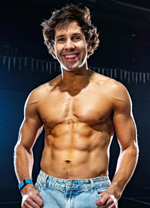 David Dobrik muestra su musculosa mutación en un año: el primer cambio ...