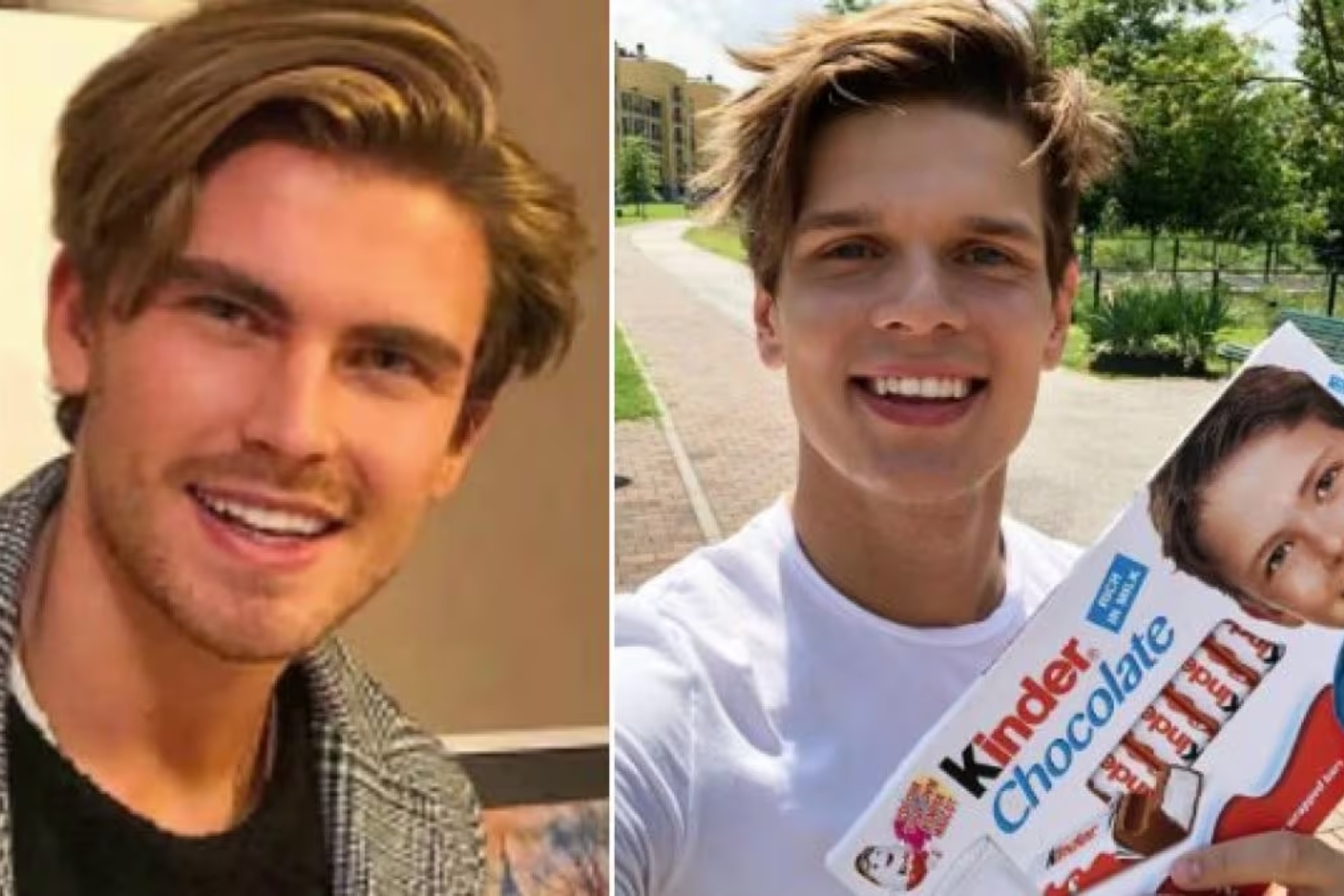 De ser el niño de Kinder a convertirse en modelo: este ha sido el ...