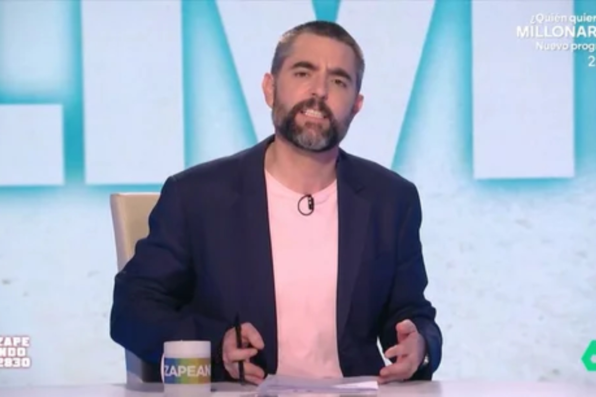 El dardo de Dani Mateo al meteorólogo Francisco Cacho ante la llegada ...