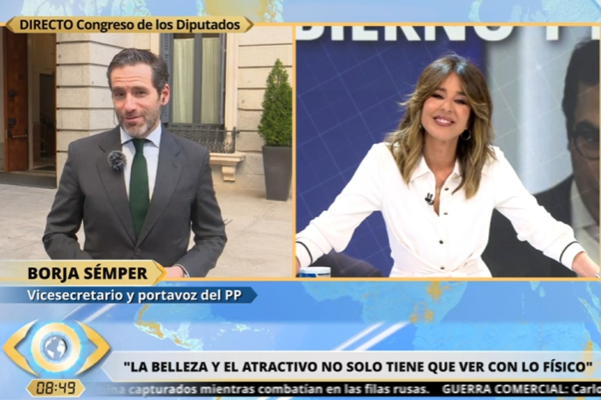 La respuesta de Ana Terradillos a Borja Sémper: "Usted es más guapo que ...