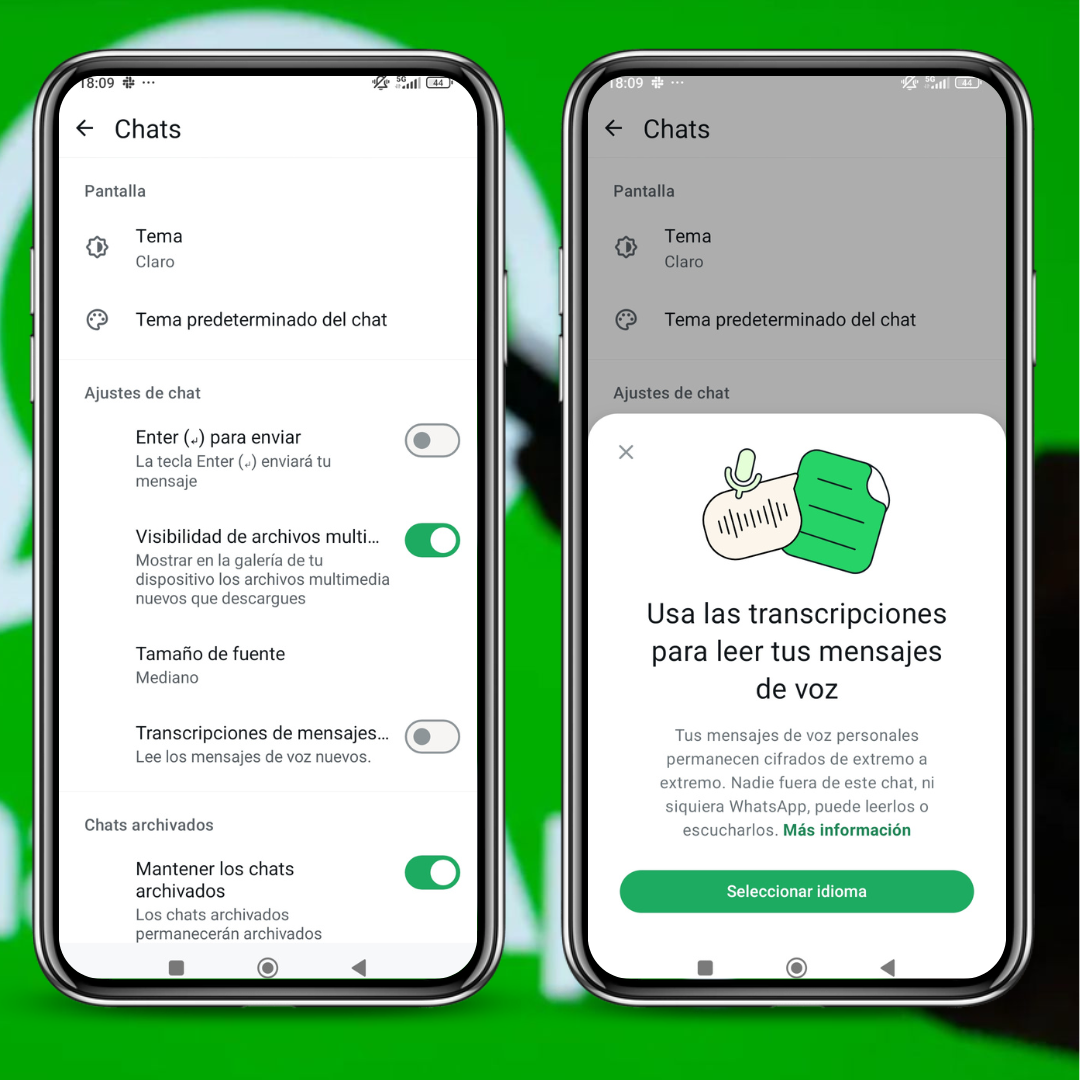 Adiós a los audios interminables de WhatsApp: así puedes transcribir los mensajes de voz al instante