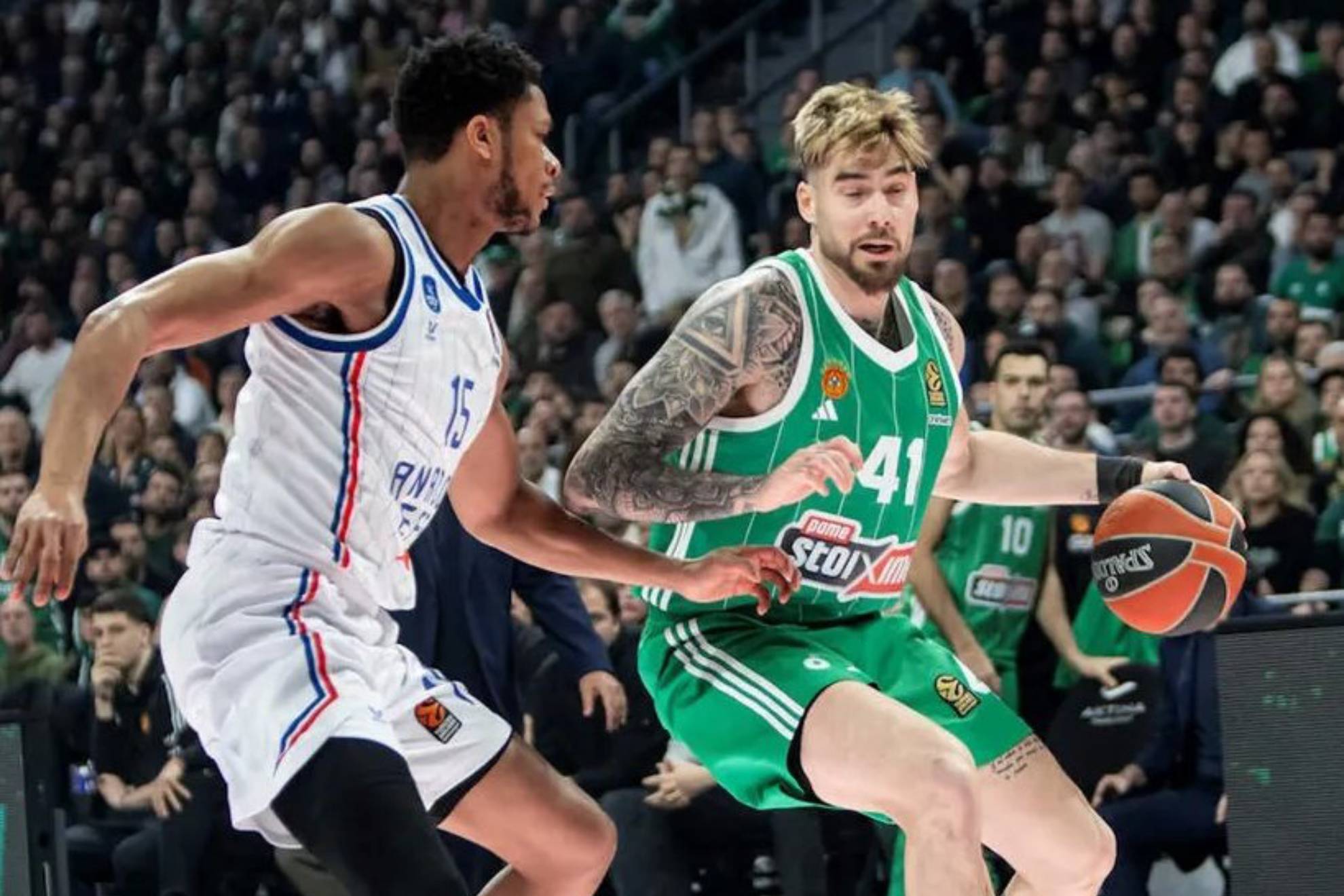 El mejor partido de Juancho Hernangómez en la Euroliga dispara al campeón Panathinaikos