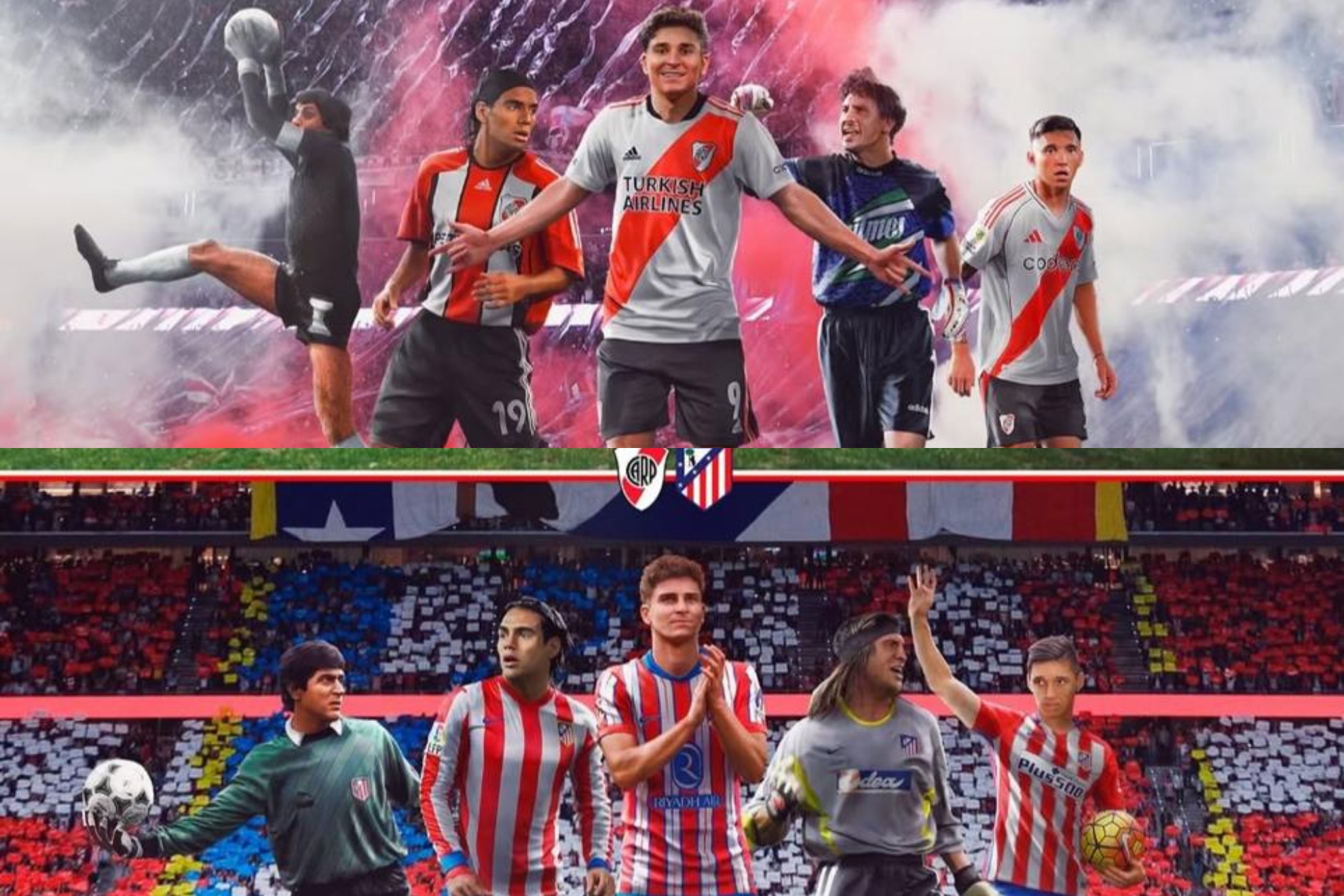 River no se olvida del 122 cumpleaños del Atlético