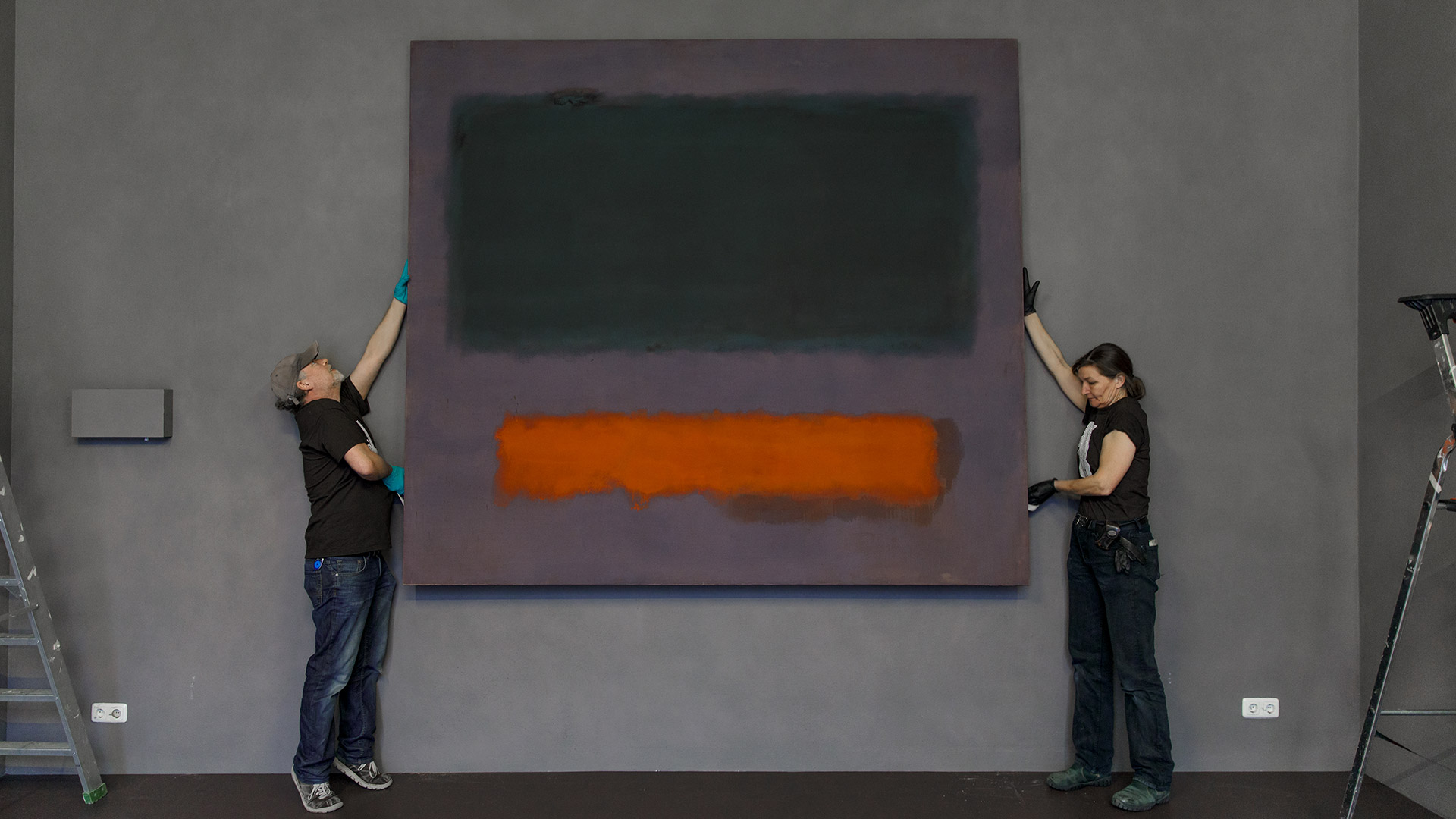Un niño araña un cuadro de Rothko de 50 millones de euros