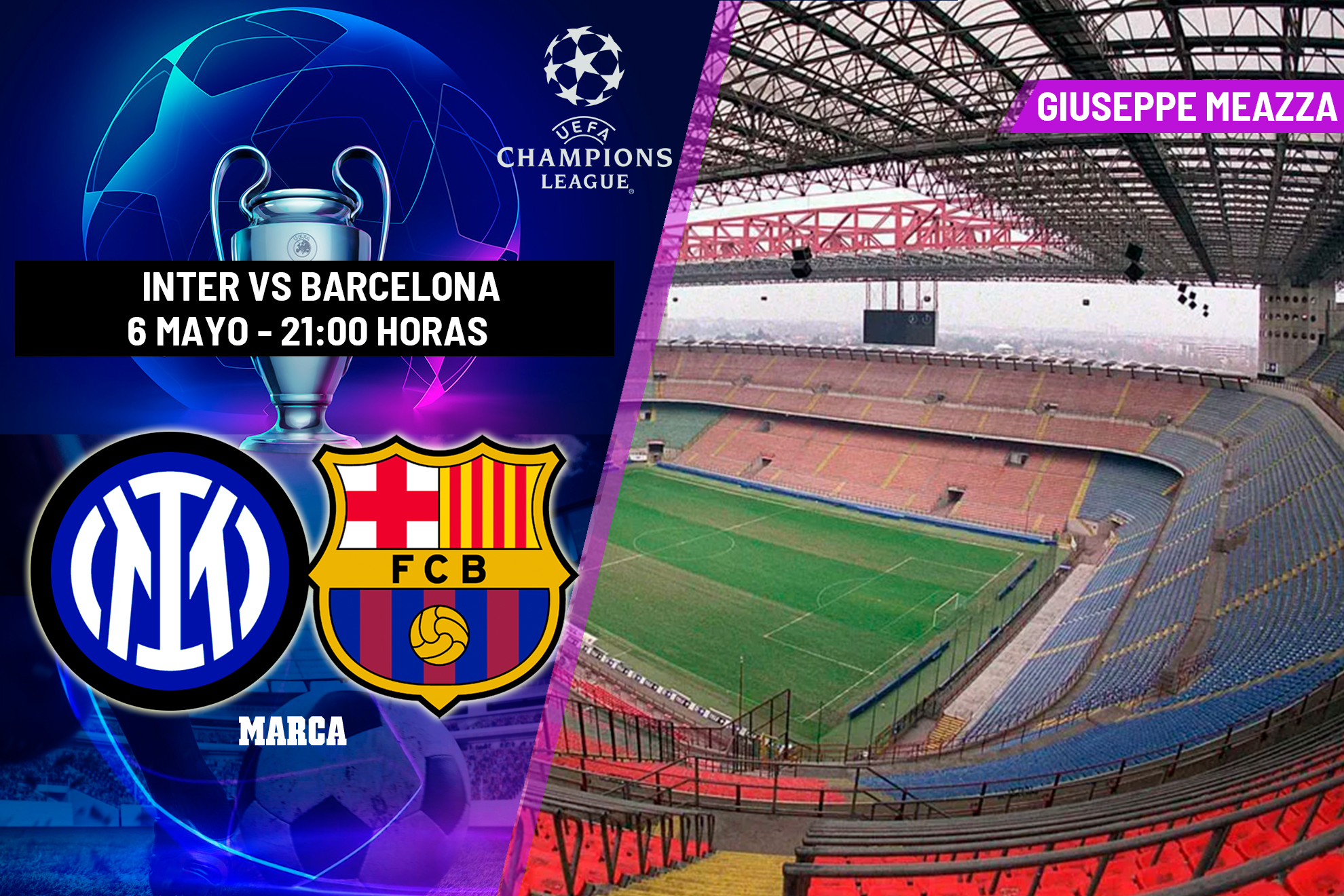 Inter Milán - Barcelona: a qué hora, dónde ver hoy en TV y canal de la semifinal de Champions League