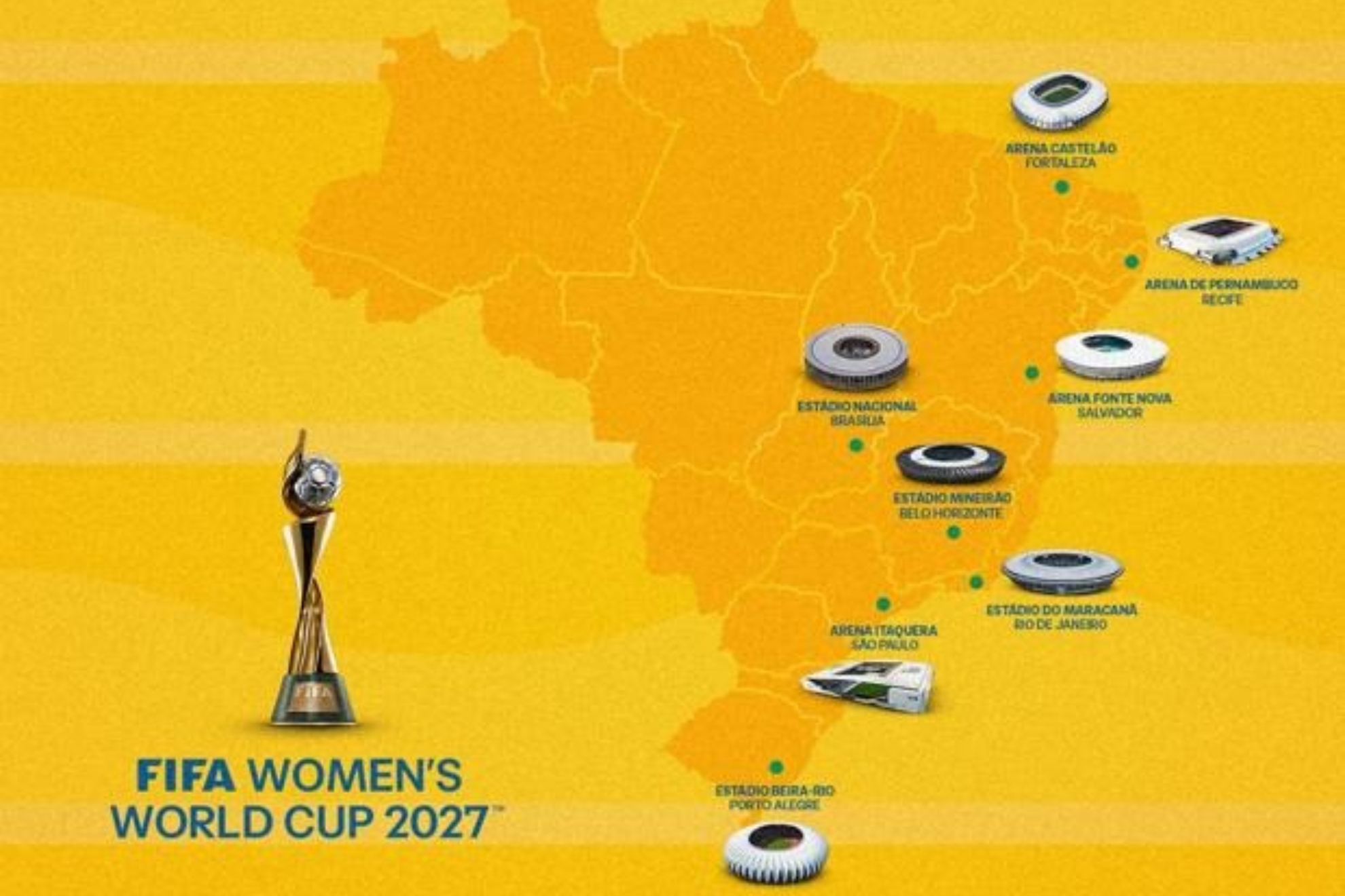 El Mundial 2027 ya conoce sus sedes