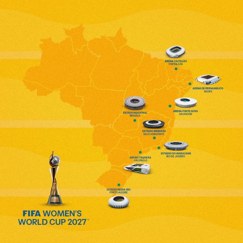 El Mundial 2027 ya conoce sus sedes