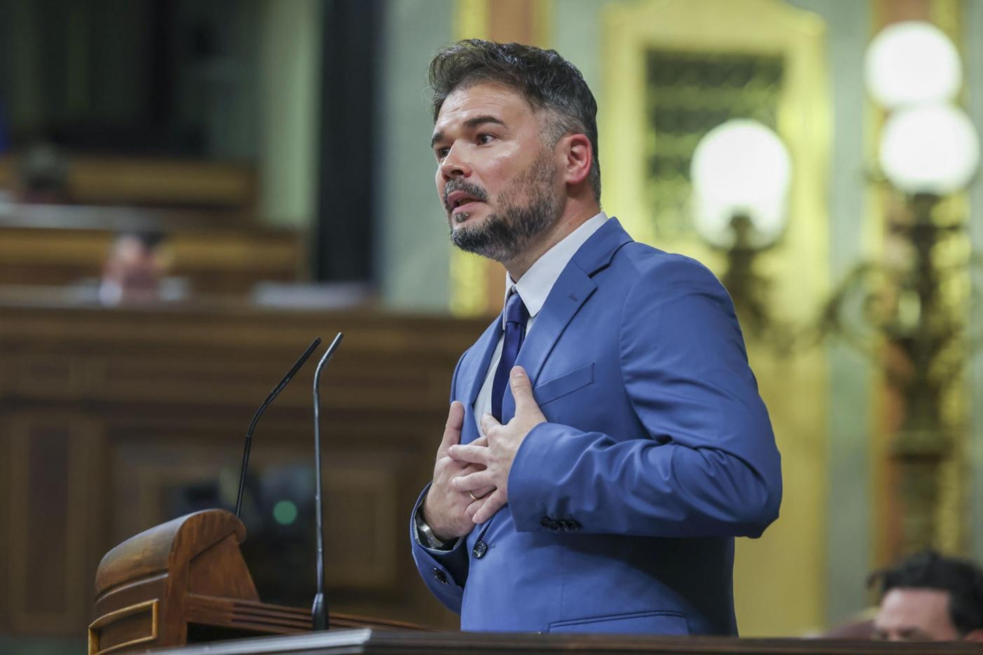 Rufián habla claro sobre lo que opina de los mensajes de Ábalos y ...