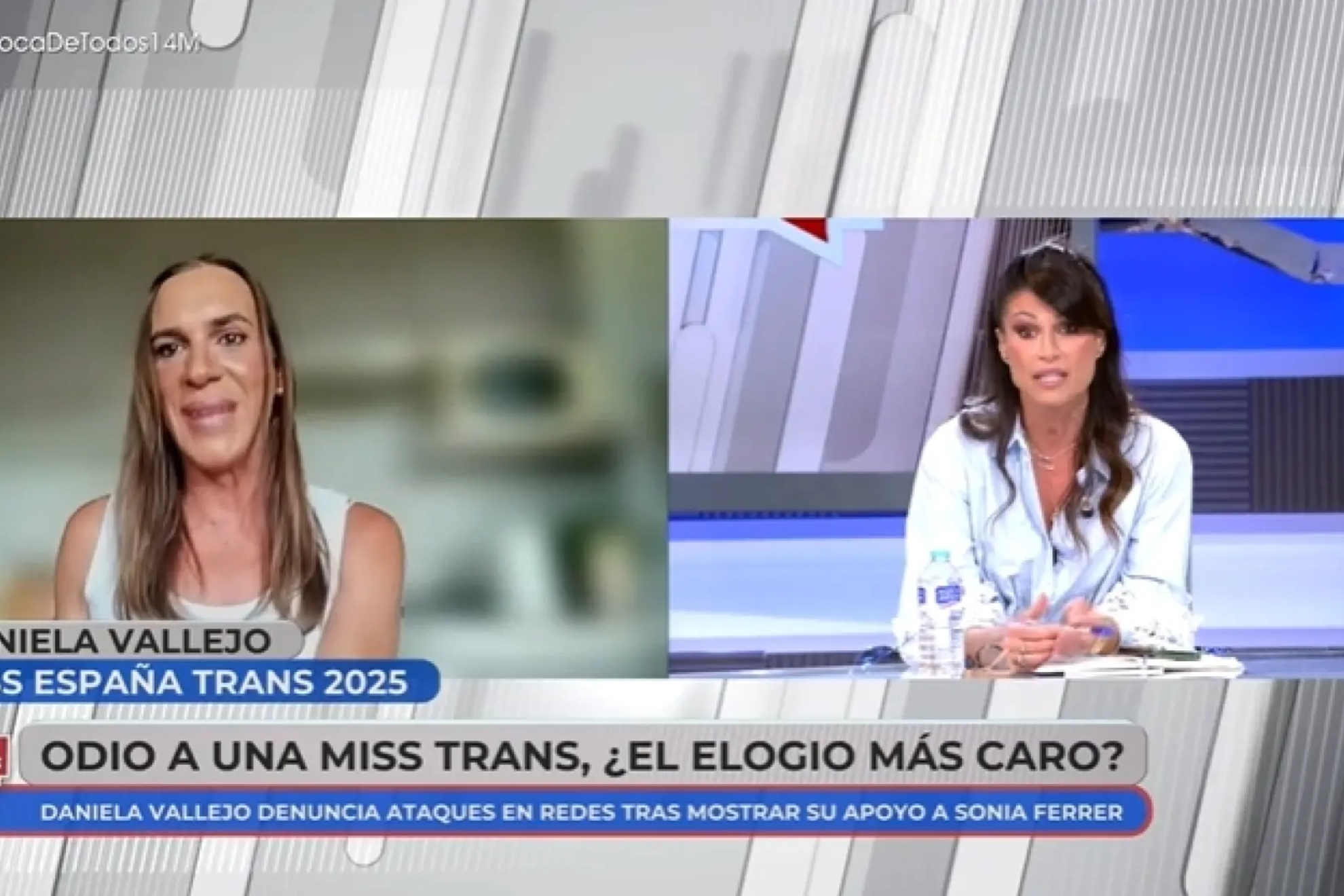 Daniela Vallejo, Miss España Trans 2025, recibe mensajes de odio por defender a Sonia Ferrer ...