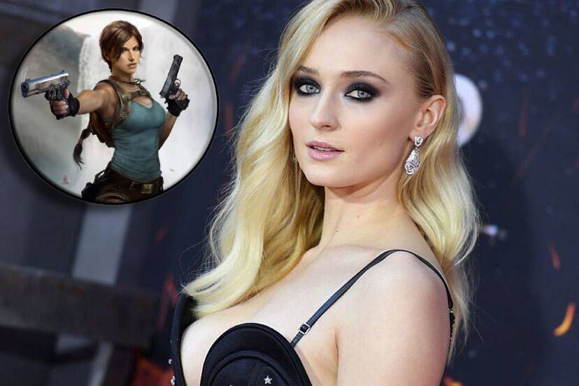 El impresionante cambio físico de Sophie Turner para convertirse en la nueva Lara Croft de la ...