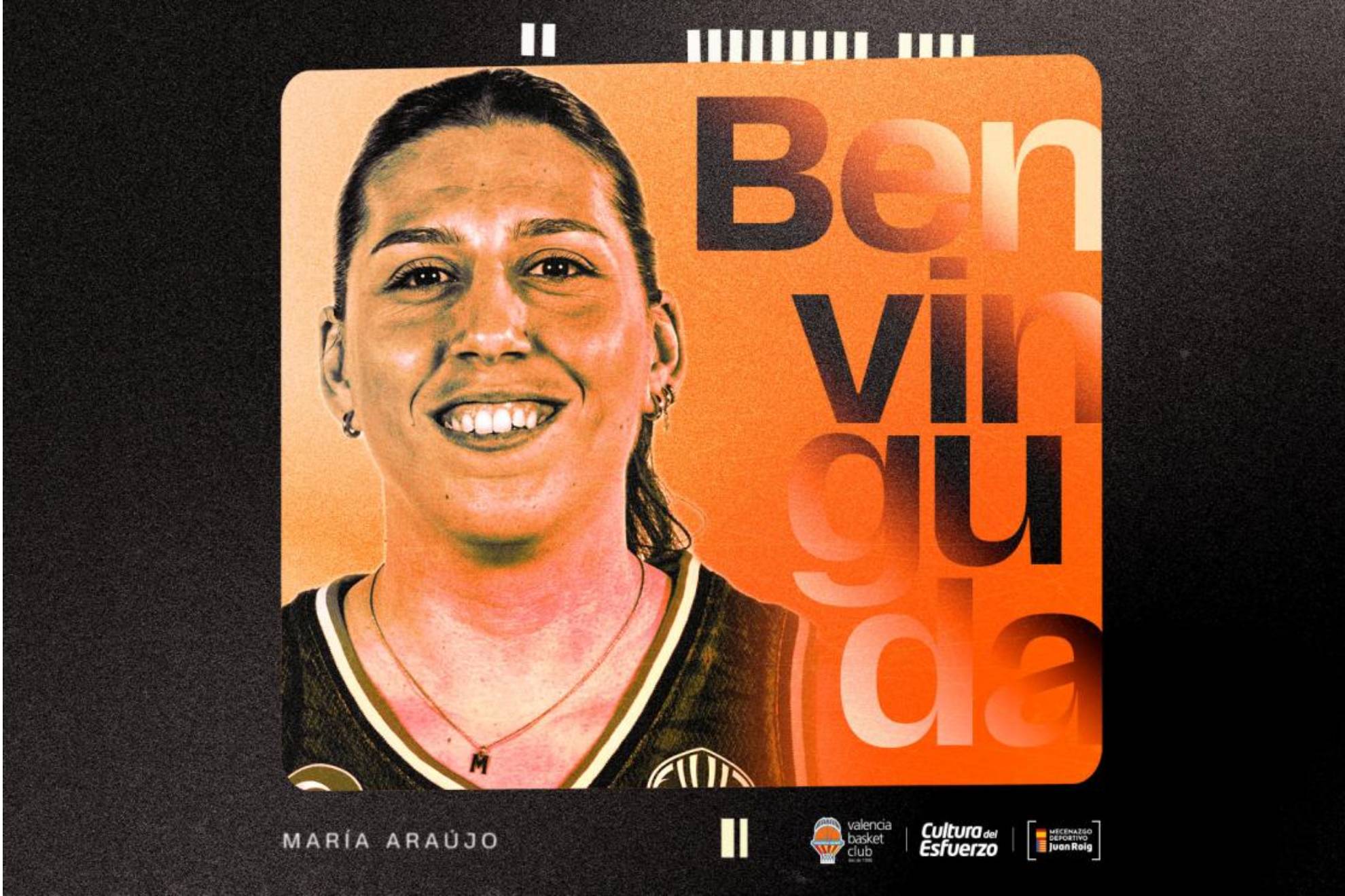 María Araujo, refuerzo de lujo para el campeón Valencia Basket