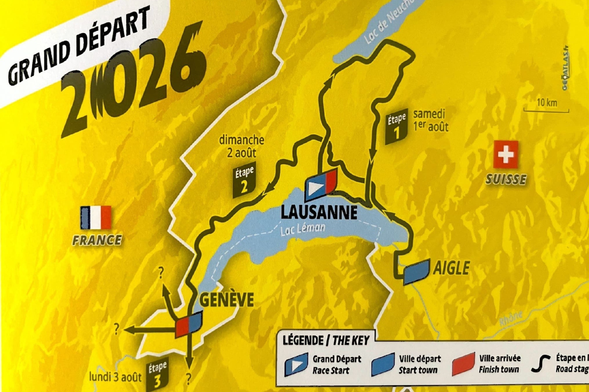 El Tour de France Femmes 2026 arrancará en Suiza con una fecha inédita en el calendario