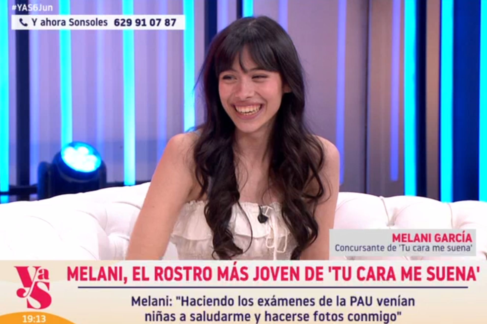 Melani, de 'Tu cara me suena', sobre su parón para presentarse a la PAU ...