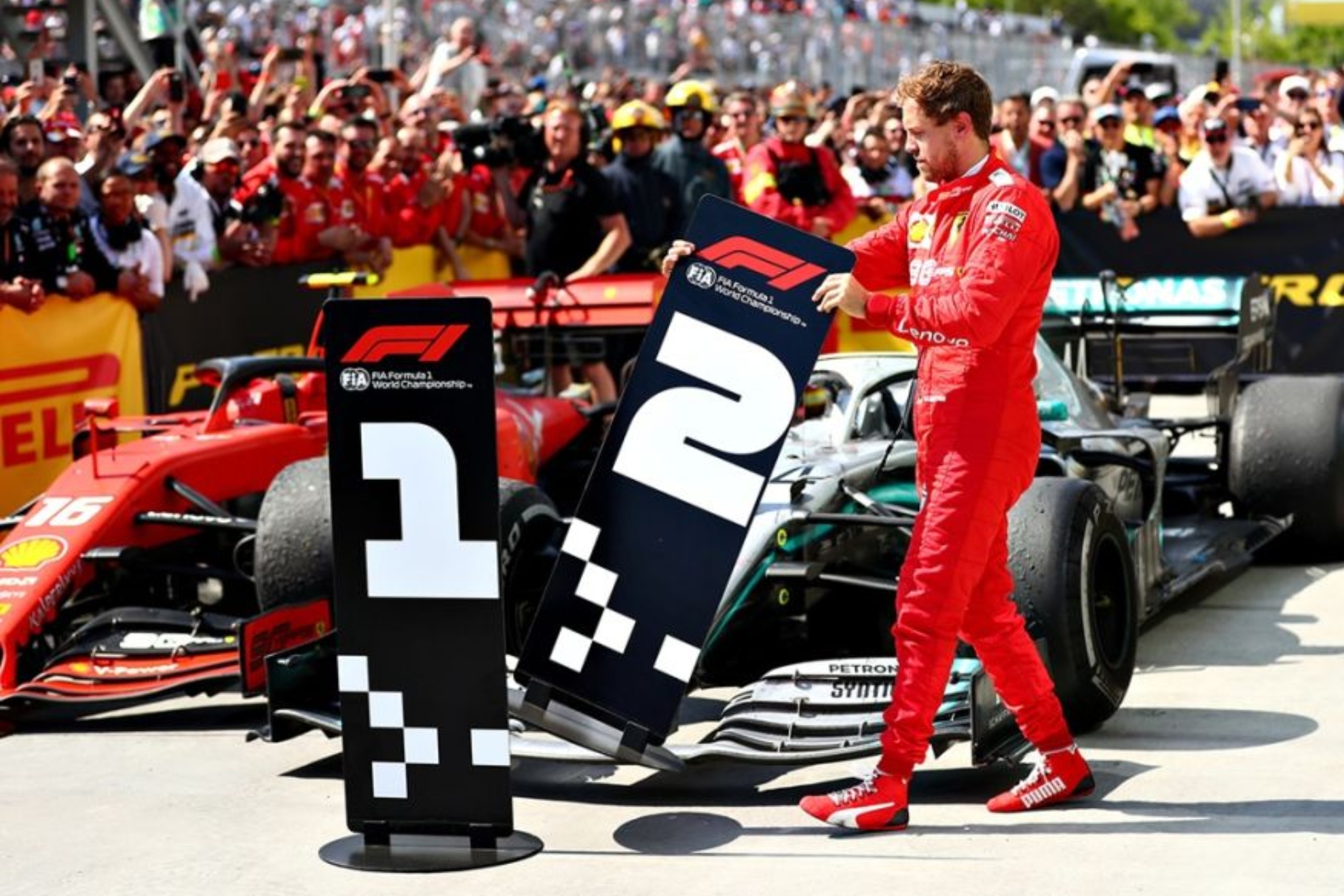 El día que Vettel le quitó el '1' a Hamilton en Canadá