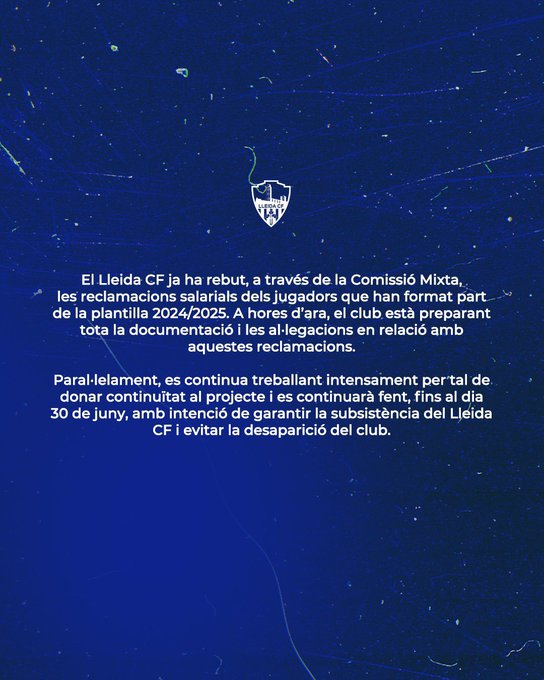 El drama del Lleida CF con jugadores al borde de la pobreza: "Venden oro para poder sobrevivir"