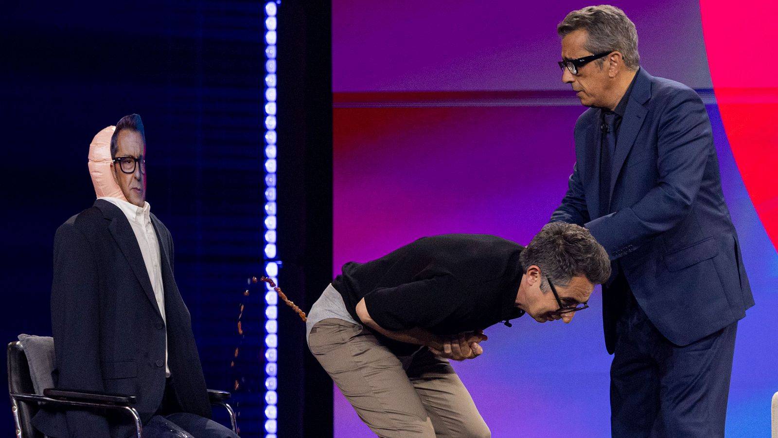 Berto Romero y su escena más escatológica con Andreu Buenafuente en su regreso a ‘Futuro imperfecto’