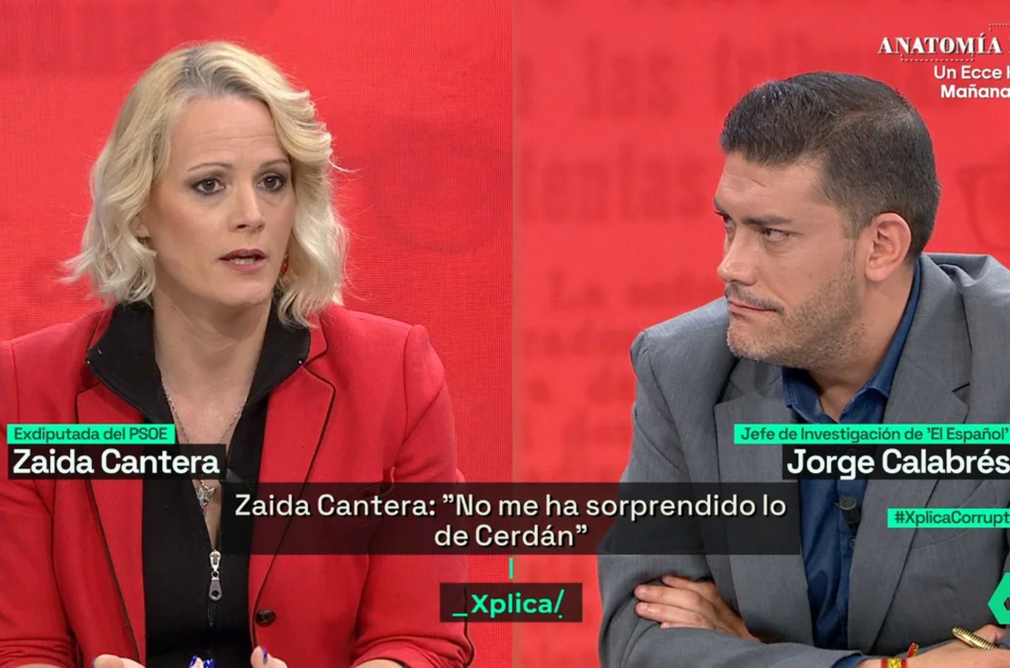 Zaida Cantera desvela el mal recuerdo de su etapa en el PSOE con Santos Cerdán: "Jódete, me has ...