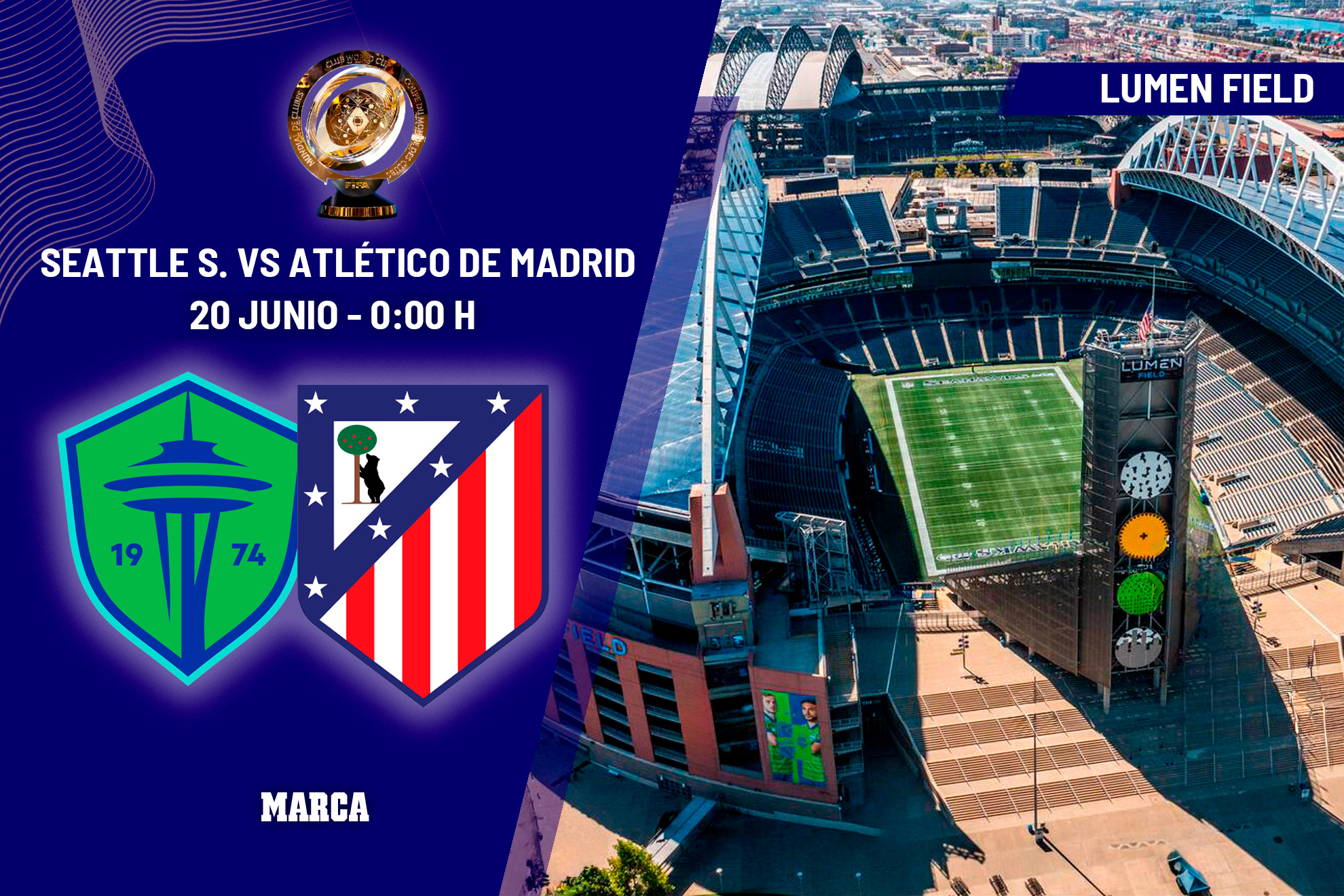 Seattle Sounders - Atlético: a qué hora es, canal y dónde ver hoy en TV el partido del Mundial ...