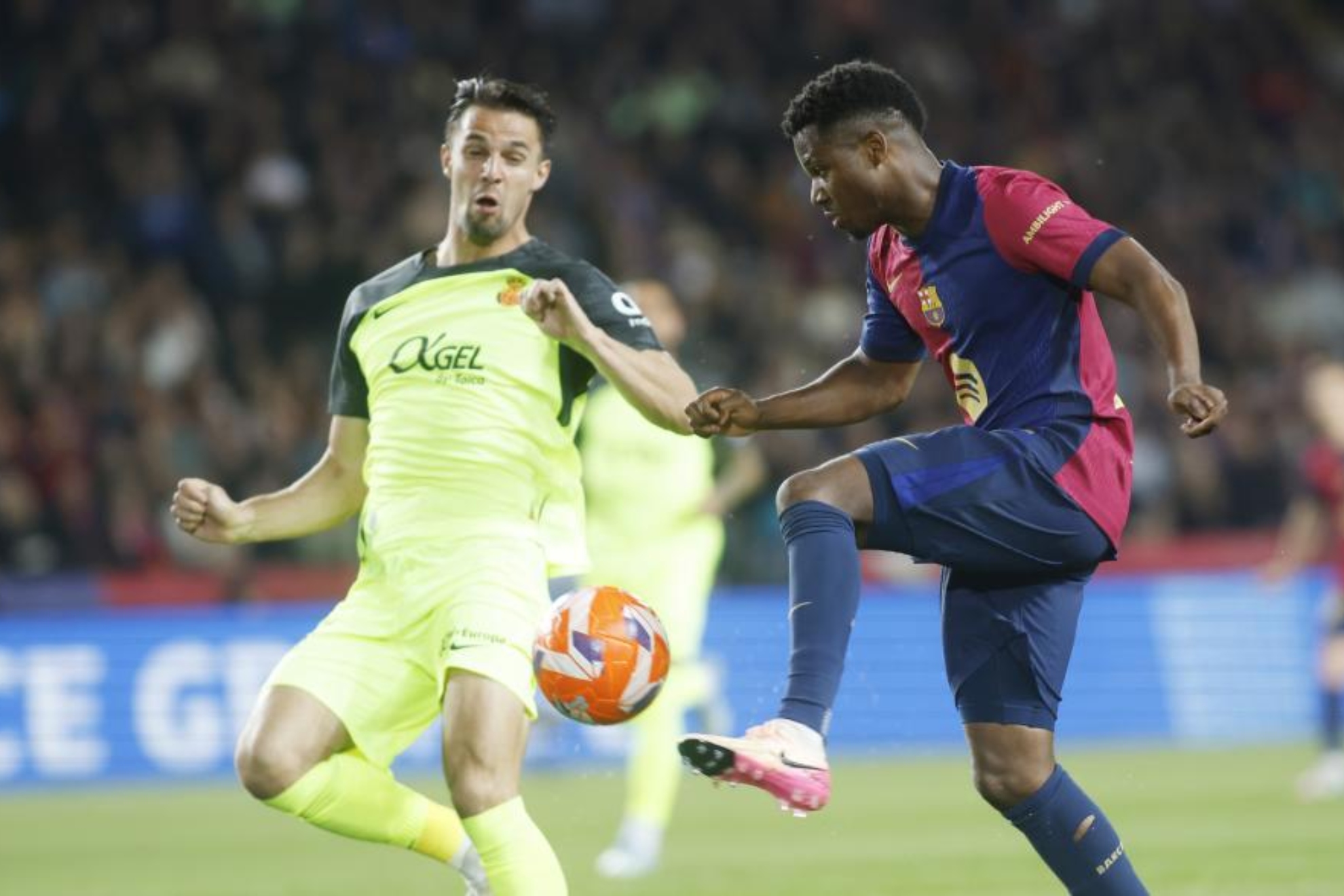 La salida de Fati, parada