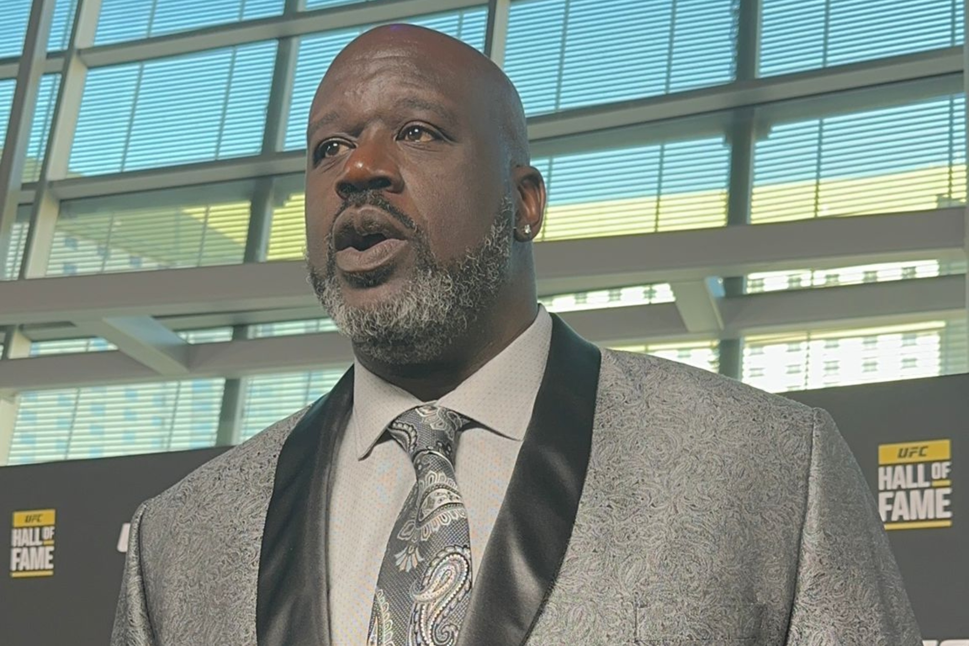 Shaquille O'Neal aparece en Las Vegas y se 'borra' del Topuria vs ...