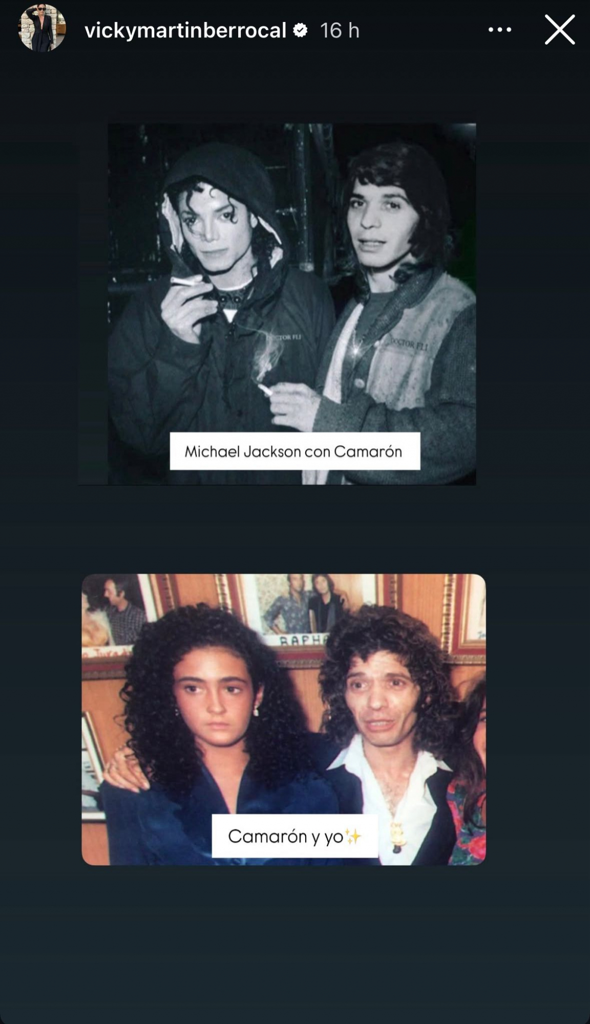 Vicky Martín Berrocal comparte una foto inédita de joven con un look ...