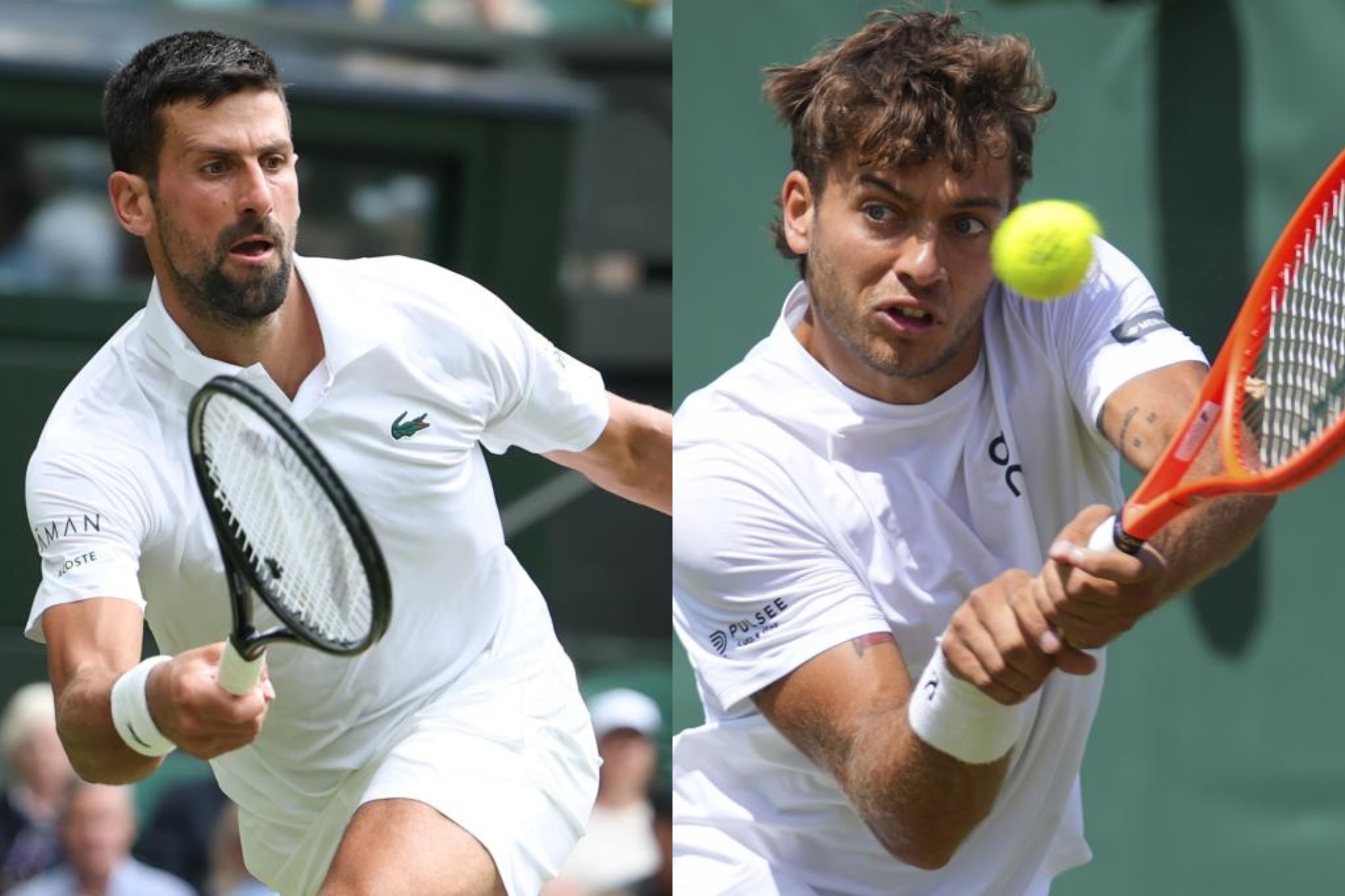Djokovic - Cobolli: a qué hora es y dónde ver hoy en TV en directo los cuartos de Wimbledon