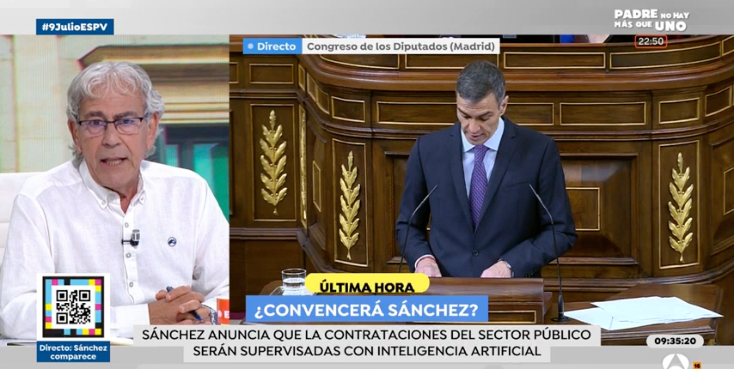 Toni Bolaño, sobre la ausencia de los dos diputados de VOX en el Congreso de los Diputados ...