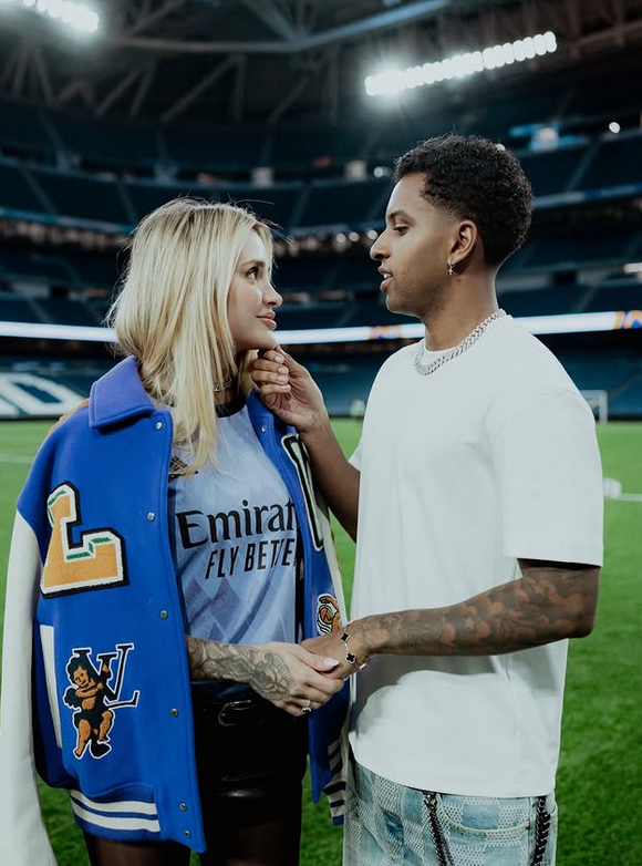 Rodrygo recupera la sonrisa junto a su novia en su peor momento en el ...