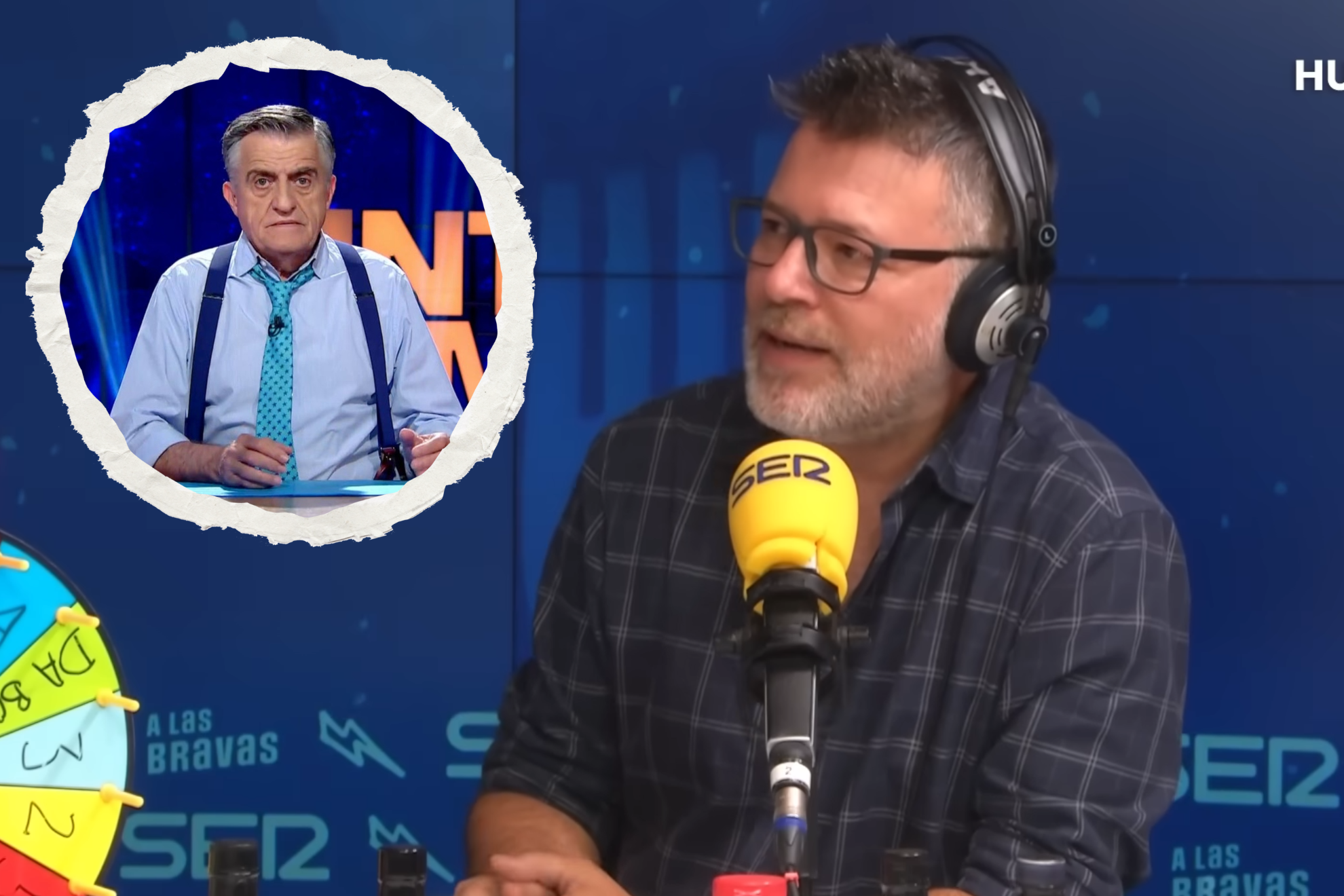 Quequé responde a la pregunta de si sería el mejor sucesor de El Gran Wyoming: "Prefiero estar ...