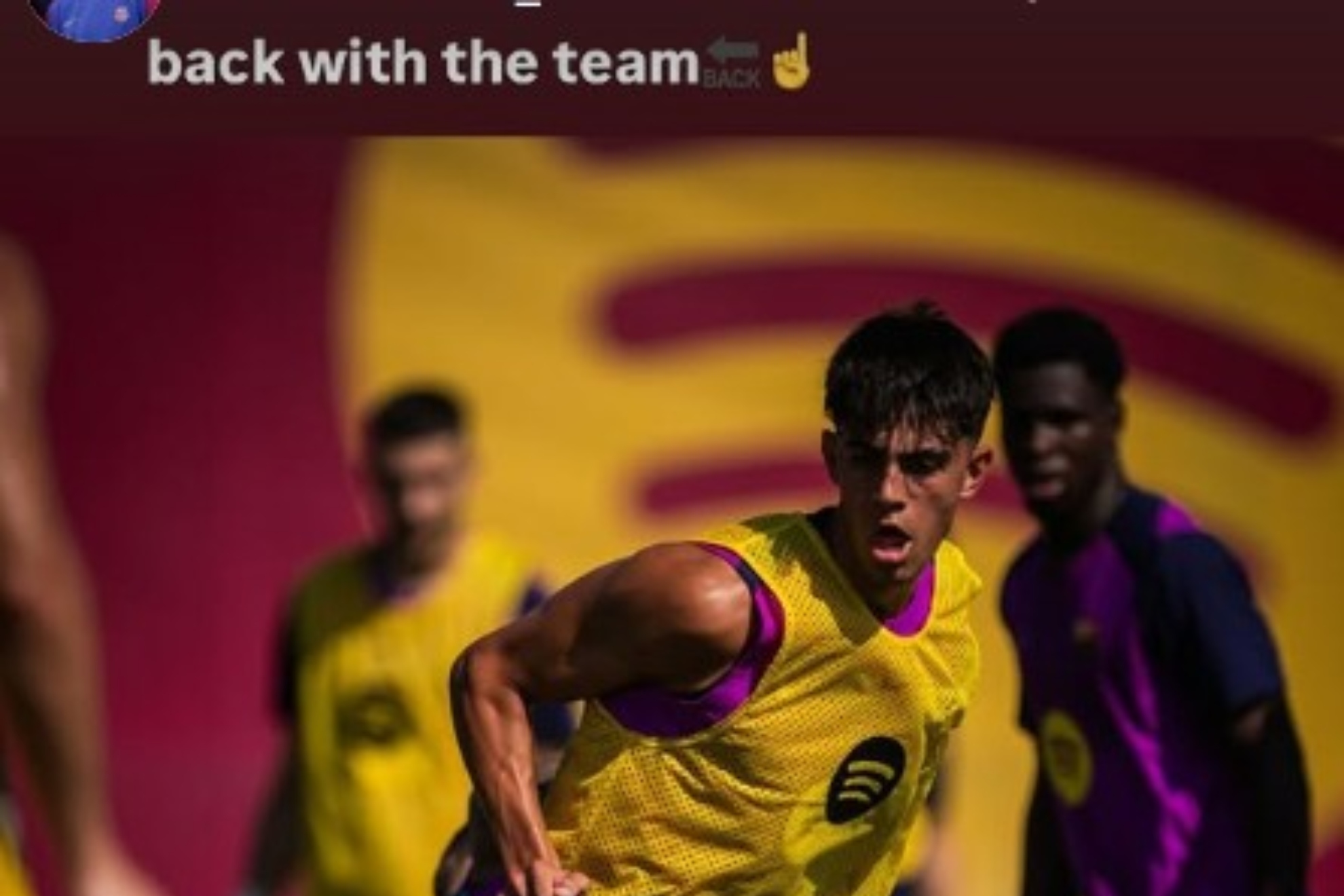 Marc Bernal presume de recuperación