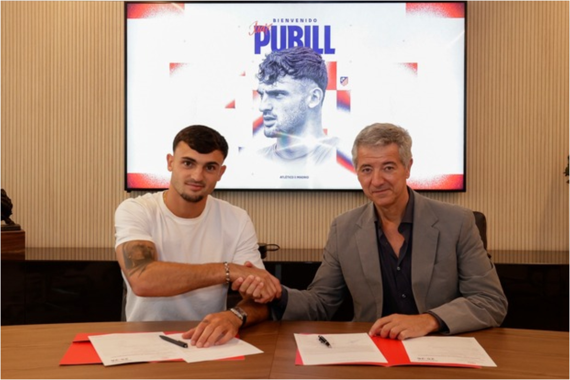 Marc Pubill rubrica su firma como nuevo jugador del Atlético de Madrid
