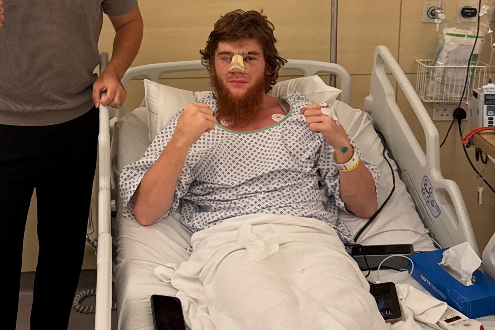 Shara Magomedov, operado con éxito de la nariz tras el UFC Abu Dhabi