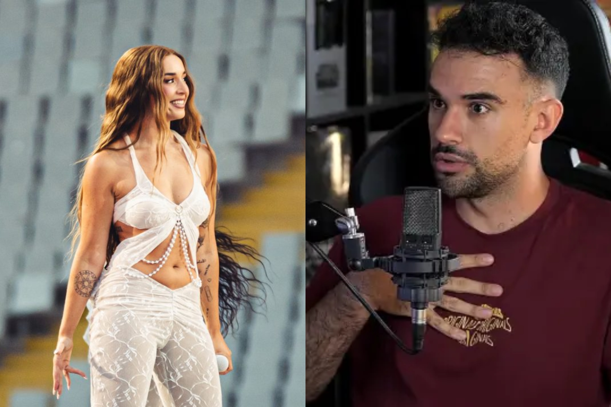 Lola Índigo e IlloJuan, juntos en Fuengirola disfrutando del concierto de Sebastián Yatra