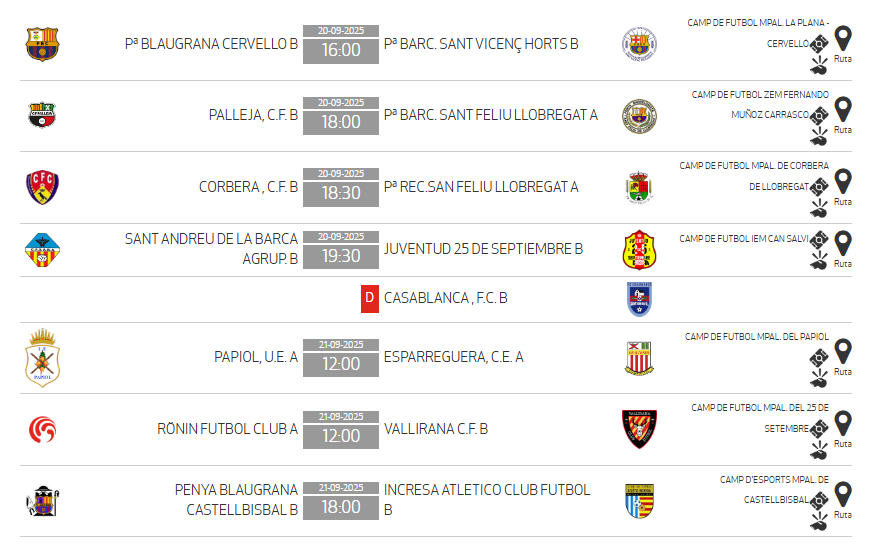 Ronin FC debuta en la Cuarta Catalana: Cuándo y dónde ver el primer ...