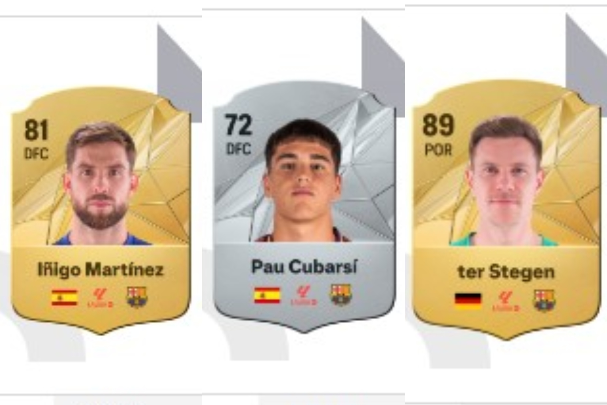 Oficial: Cubarsí hereda el '5' de Iñigo Martínez y Ter Stegen aparece ...